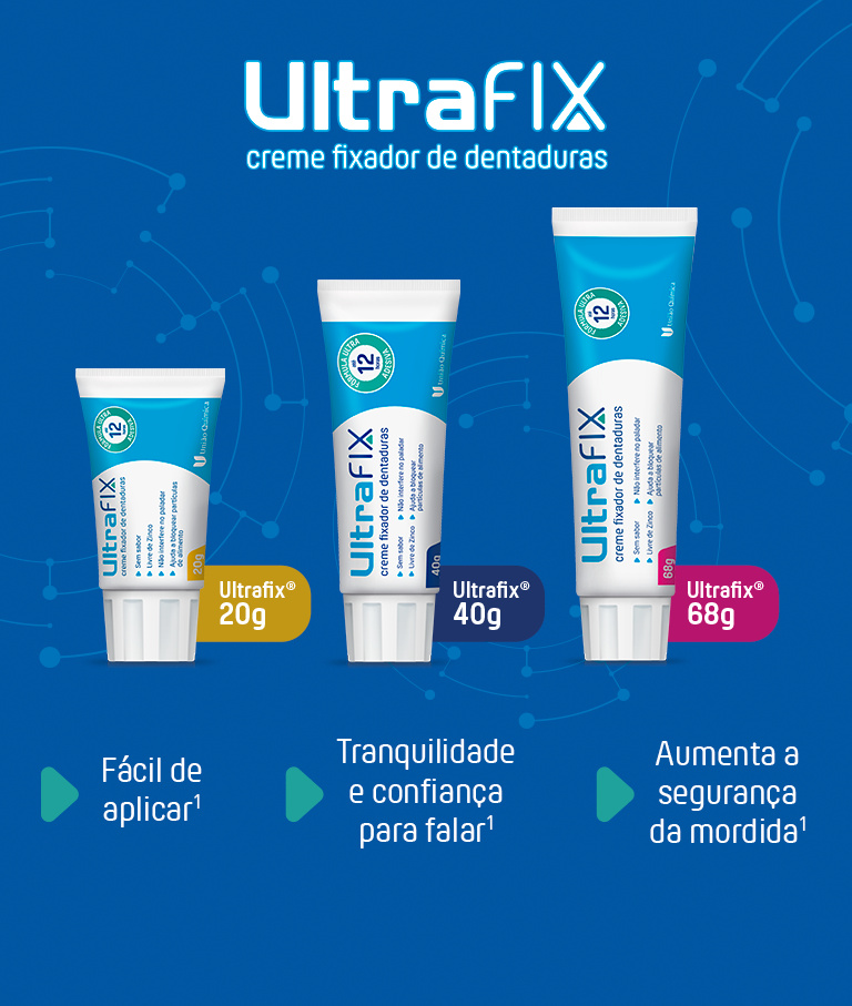Ultrafix - Creme fixador de dentaduras