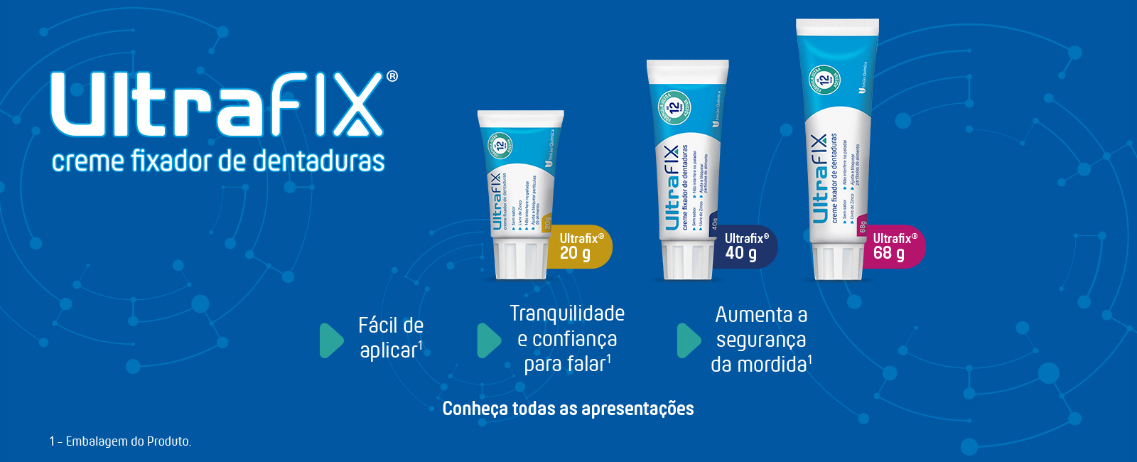 Ultrafix - Creme fixador de dentaduras