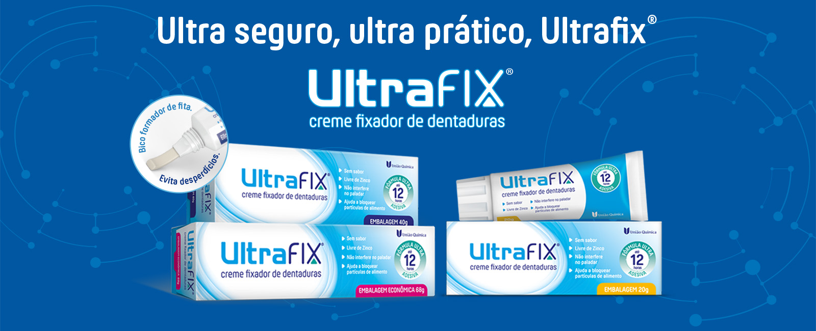 Ultrafix - Creme fixador de dentaduras